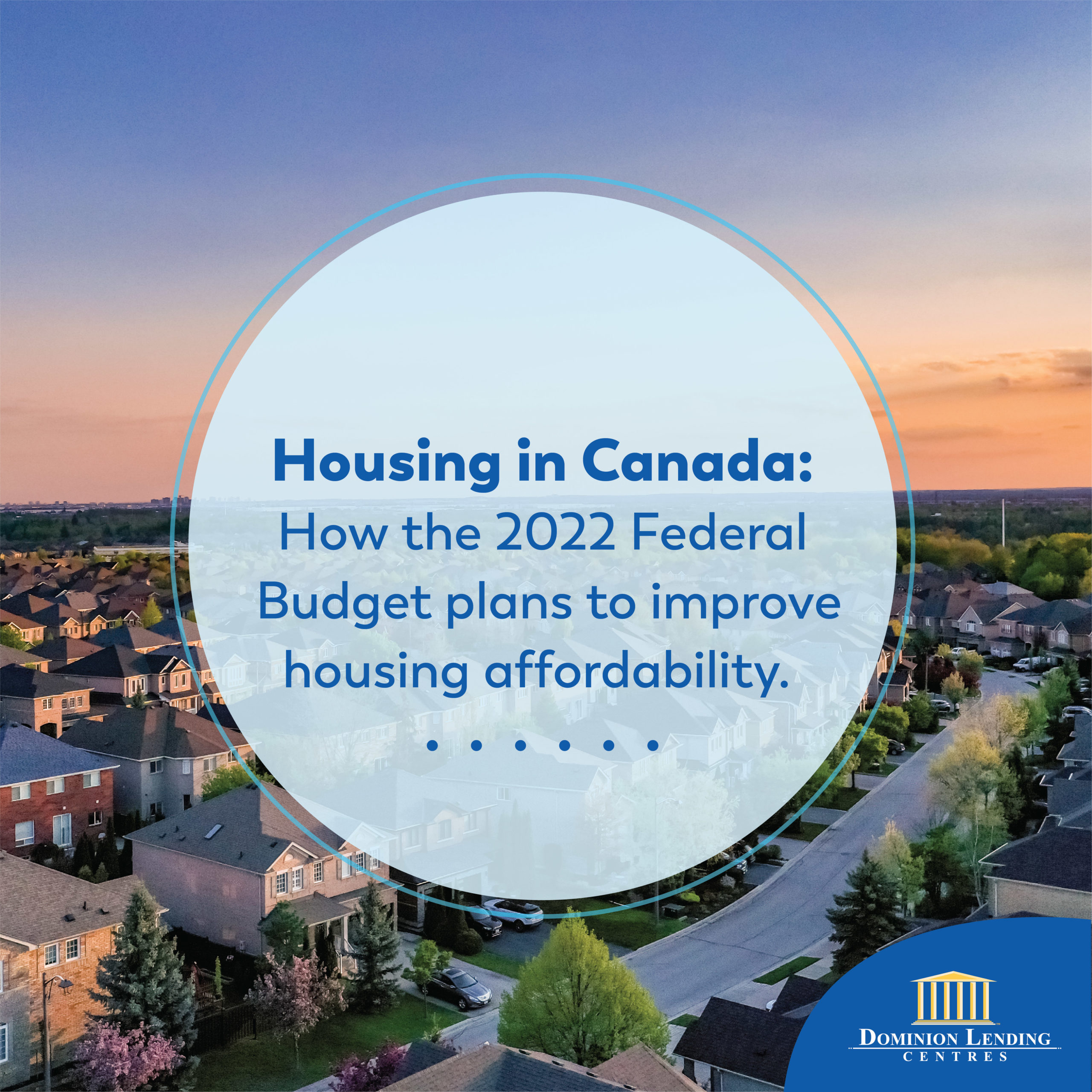 Housing A Major Theme Today’s Federal Budget. Affordable Housing Is A ...